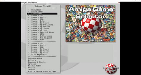 AGS Guide How To Install And Use AGS Amiga Game Selector UAE On Your PC Retro32