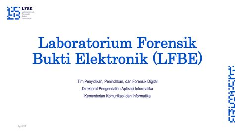 Template Ppt Lfbe Laboratorium Forensik Bukti Elektronik V 1 Pptx Business Business And
