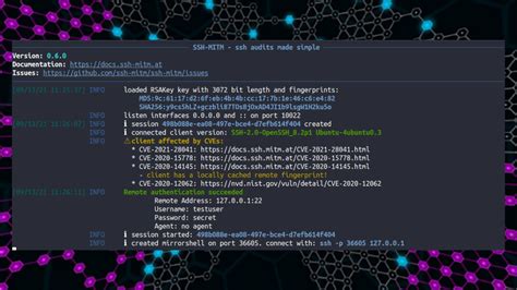 Ssh Mitm Ssh Audits National Cyber Security Services