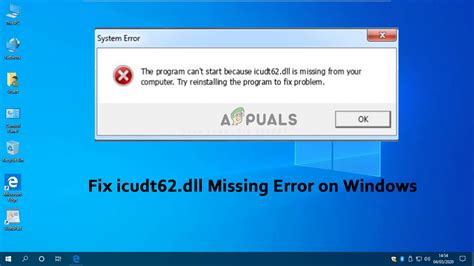 how to fix icudt62 dll missing on windows 10 11