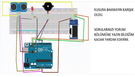 Arduino Park Sensörü Yapımı Oled 128x64 Buzzer Led Donanımhaber Forum
