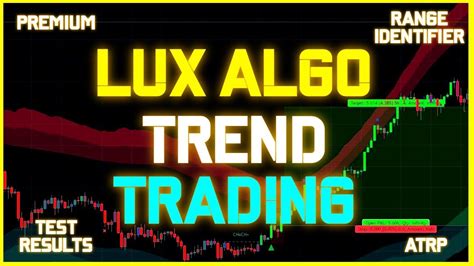 Lux Algo Trend Trading Strategy Youtube