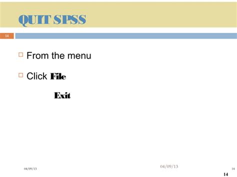 Introduction To Spss 18 Ppt Operating Systems Computer Software