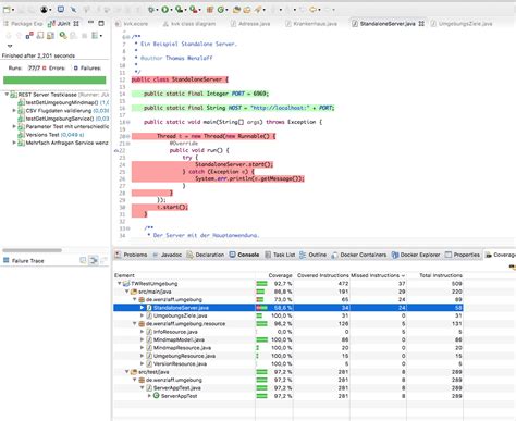 Java Code Coverage In Eclipse Oxygen1a Läuft Mit Eclemma Code Coverage Coding Integers