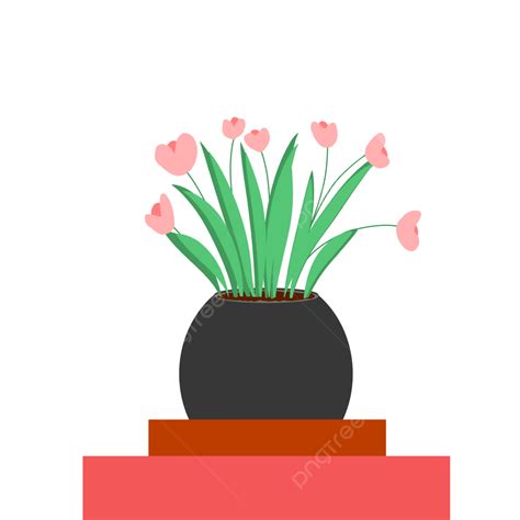 Vase Flowers Png Image Beautiful Flower Vase Vector Flower Vase
