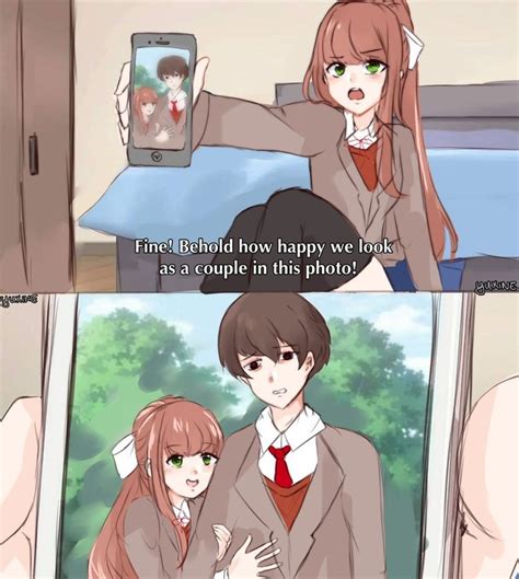 Pin By Krystle Thibault On DDLC Literature Club Visual Novel Anime Jokes