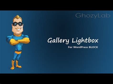 How To Create Gallery Lightbox With Wordpress Block Youtube