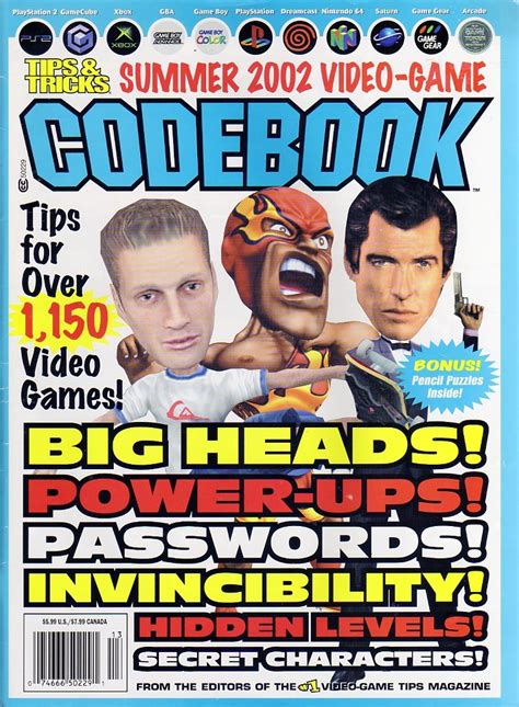 Tips And Tricks Summer 2002 Video Game Codebook Tips And Tricks Video Game Codebook Retromags