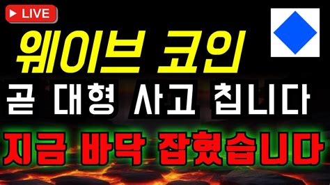 코인추천 웨이브 웨이브코인 웨이브코인전망 웨이브코인호재 웨이브전망 Youtube