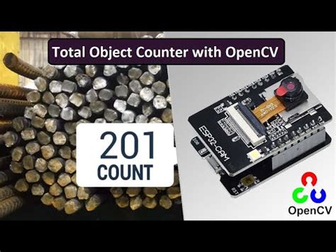 Industrial Product Counter using ESP32 CAM & OpenCV
