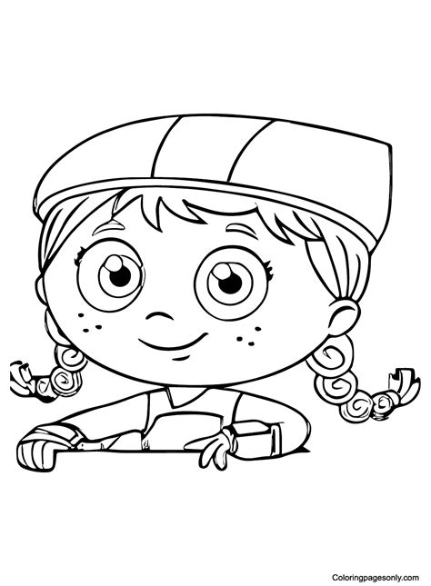 Super Why Coloring Pages Wonder Red