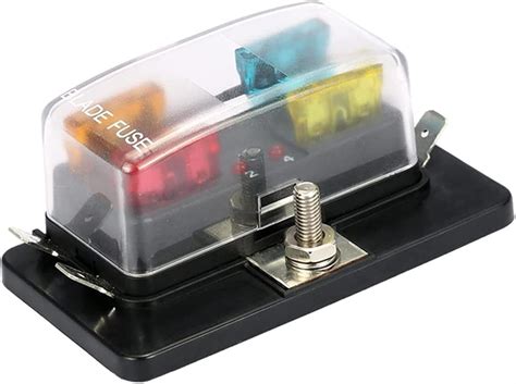 Blade Fuse Box DC 12V 24V 4 Way With LED Indicator Block For Car Boat Marine Caravan Circuit