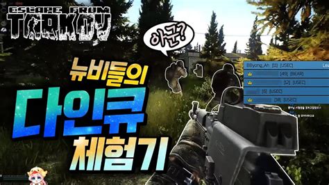 🙅‍♀ 뉴비 다인큐의 현실 타르코프 Youtube