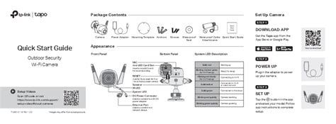 TP Link Tapo C310 Installation Manual Outdoor Security Camera Setup Guide