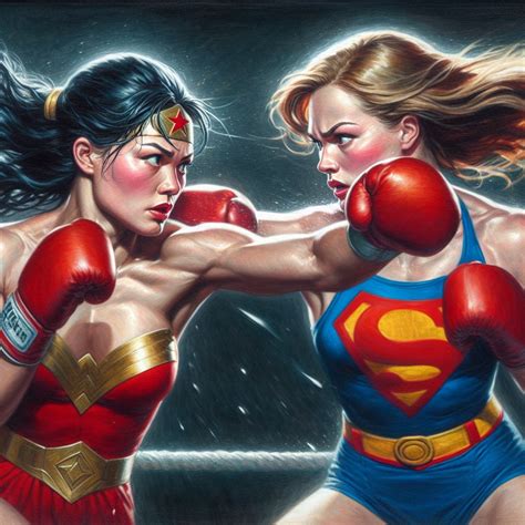 Wonder Woman Vs Supergirl 62 By Superfights On Deviantart