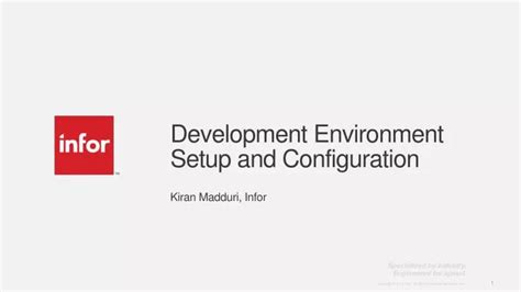 PPT Development Environment Setup And Configuration PowerPoint Presentation ID
