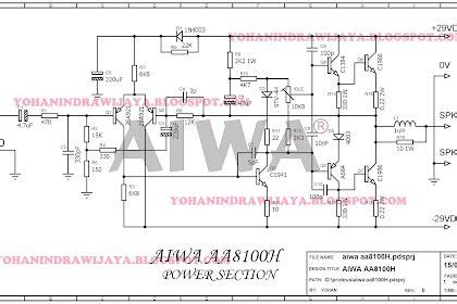 Ocl 75w Aiwa Aa8100h Rangkaian Elektronik Elektronik