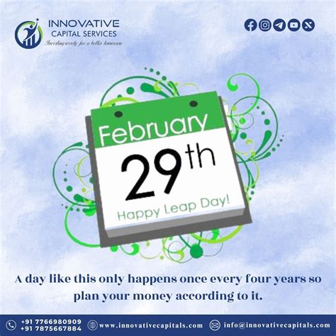 Innovative Capital Services On Linkedin Leapyear Leapyearcelebration