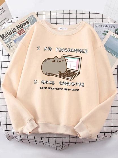 Code Laugh Repeat Programmer Cat Sweaters For Every Tech Enthusiast