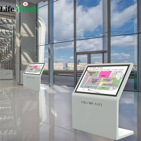 43 Inch Interactive Shopping Mall Map Guidance Touch Lcd Kiosk With Ai