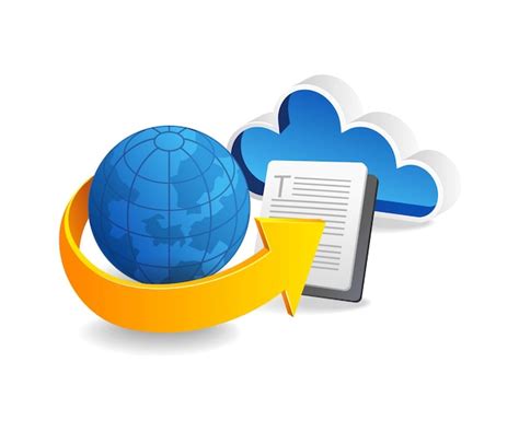 Premium Vector Flat 3d Concept Isometric Illustration Cloud Store