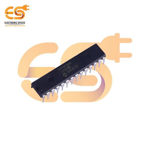 buy pic16f886 flash based microcontrollers dip 28 pin ic