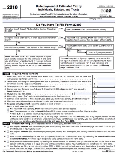 What Is Irs Form 2210