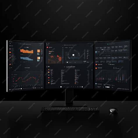 Multiscreen UI for a desktop application | Premium AI-generated image