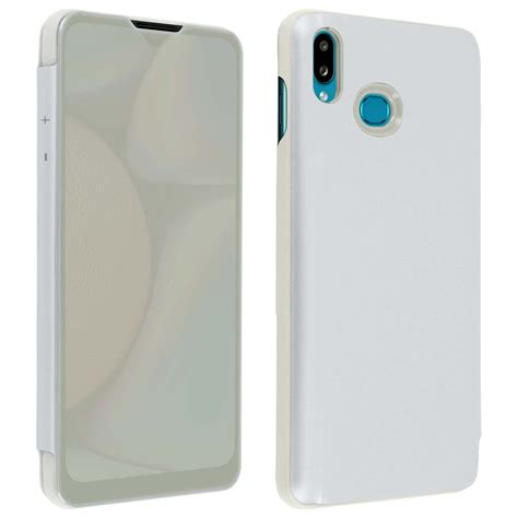 Etui Do Samsunga Galaxy A S Z Przezroczyst Klapk Z Lustrzanym Wzorem Srebrne Avizar