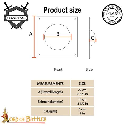 Square Shield Boss Handmade Steel Umbo For Roman Scutum
