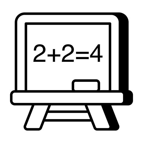 A Creative Design Icon Of Math Class Vector Art At Vecteezy