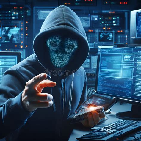 Concept Darknet Hackers Are Doing Illegal Things On Their Computers