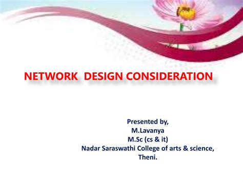 Network Design Consideration Pptx