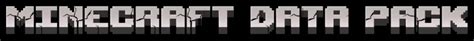 But Minecraft Data Pack