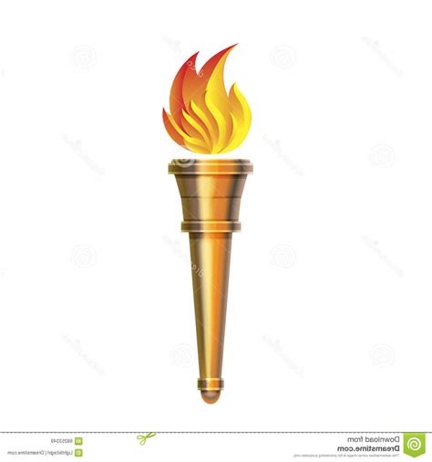 Fire Torch Vector At Collection Of Fire Torch Vector Free For Personal Use