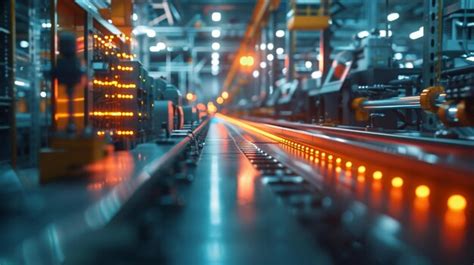 Blurred Automated Scene For Presentation Slide Generative Ai Premium Ai Generated Image