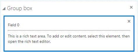 Adding Rich Text Areas