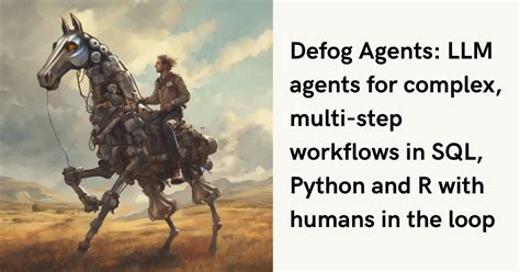 Launching Defog Agents Ai Assistants For Complex Data Workflows