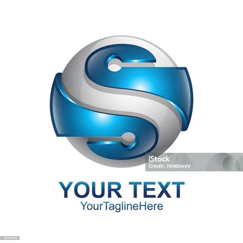 S 로고 디자인 서식 파일은 파란색 원 구형 디자인 비즈니스 및 회사 정체성에 대 한 색깔 추상 초기 S 알파벳 로고 요소입니다 0명에 대한 스톡 벡터 아트 및 기타 이미지