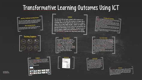 Transformative Learning Outcomes Using Ict By Liz Mclean On Prezi