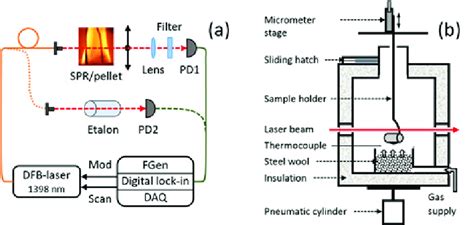Schematic Of The Experimental Tdlas Setup A And The Download