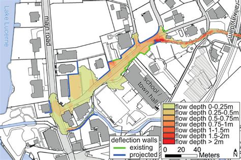Comparison Of Debris Flow Runout With And Without Deflection Walls