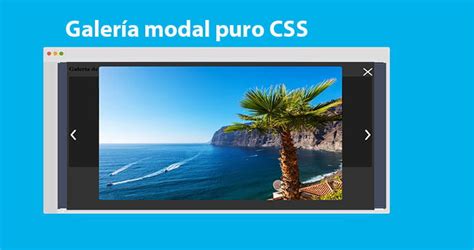 galería modal puro css ejemplo completo baulcode