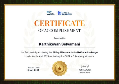 Karthikeyan Selvamani On Linkedin Nxtwave Nxtcodechallenge Imcodingeveryday