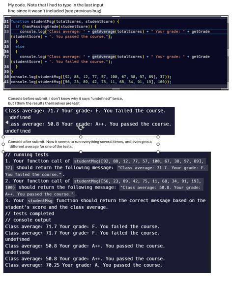 Gradebook Step 4 Strange Results JavaScript The FreeCodeCamp Forum