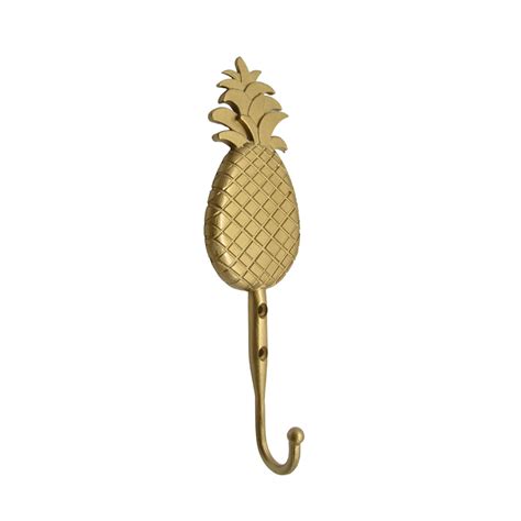 Tropical Pineapple Wall Hook Bella Coastal Decor