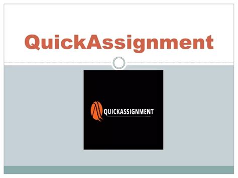 Ppt Professional Assignment Writers And Writing Services Quick