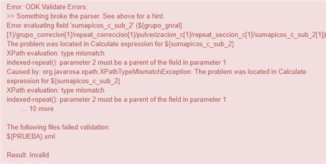 Error List Index Out Of Range Support ODK Forum