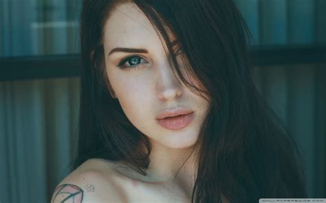 Hot Brunette Girl 4k Uhd Wallpaper For Ultrahd Desktop And Tv