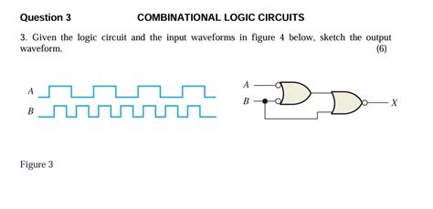 Solved Question 3combinational Logic Circuitsgiven The Logic
